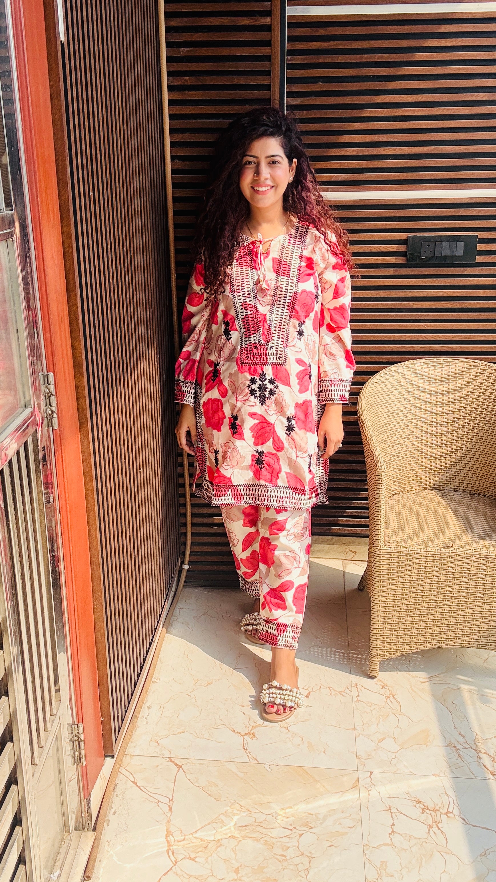 Full bloom coord set